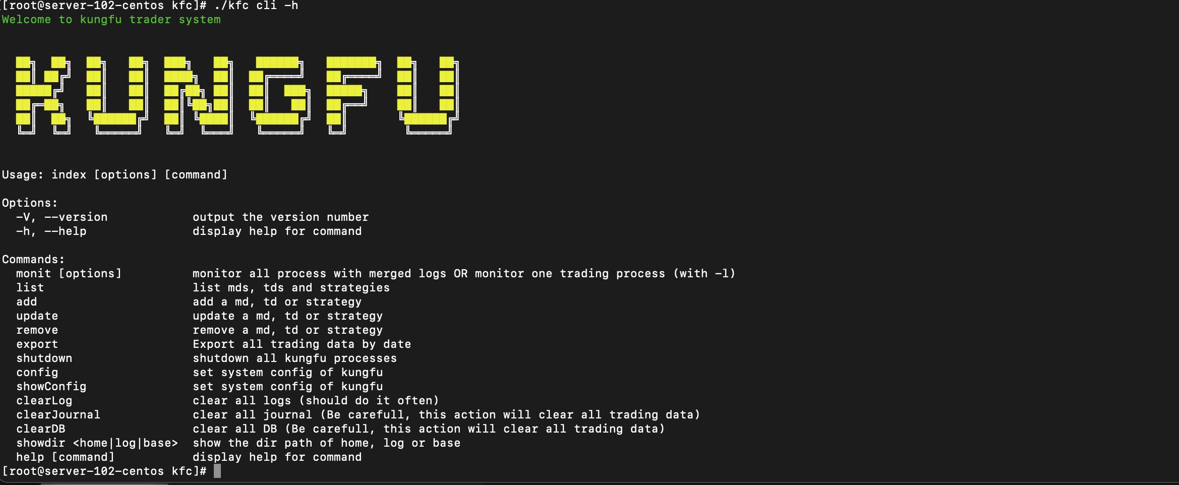 命令行使用手册 — 功夫量化 文档